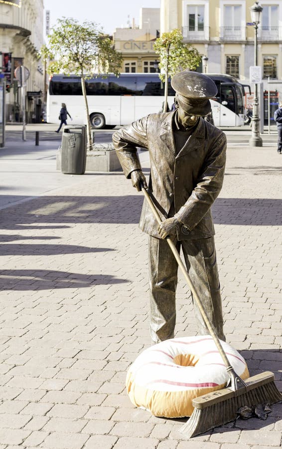 Keep Madrid Clean stock photo. Image of history, clean - 69506708