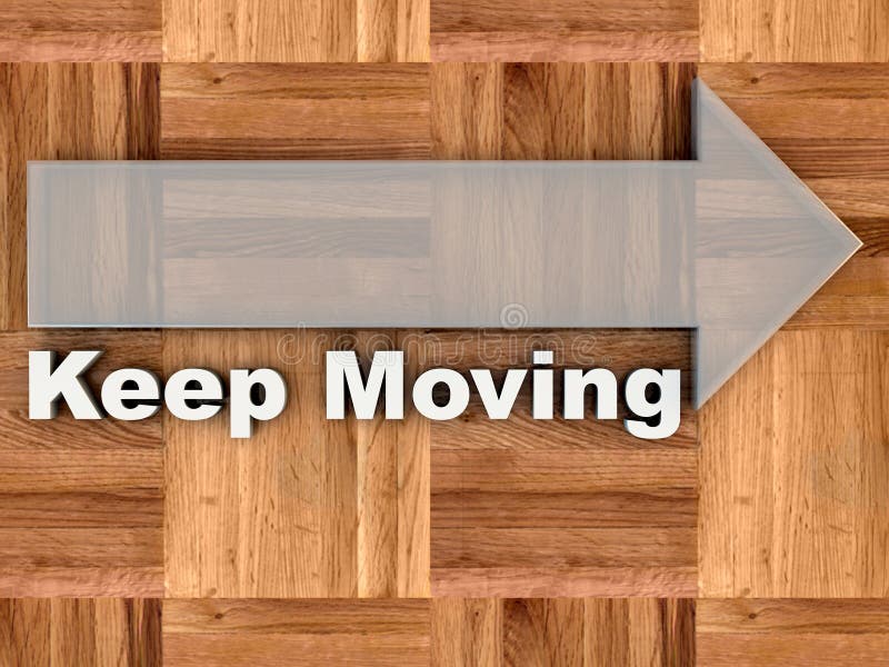 Keep moving stock illustration. Illustration of move - 24768314