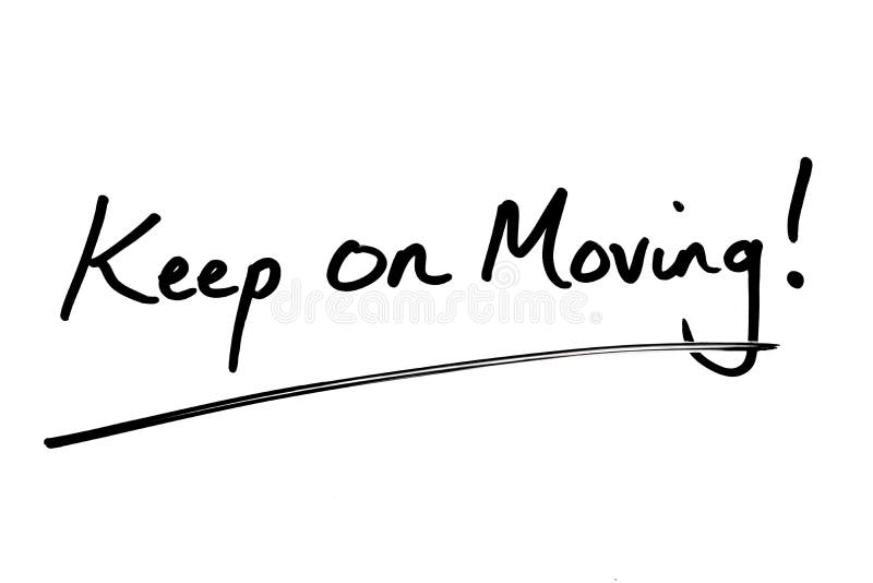 Keep on Moving stock illustration. Illustration of diary - 169511623