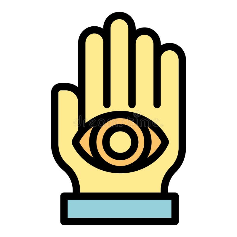 Keep Open Eye Icon Vector Flat Stock Illustration - Illustration of ...