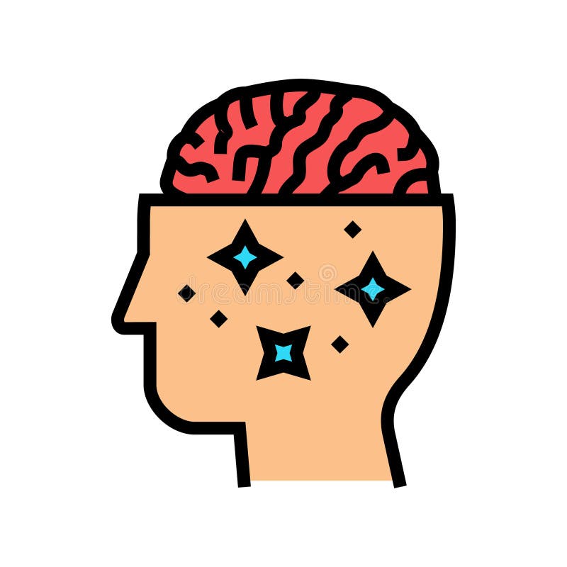 Keep Open Mind Color Icon Vector Illustration Stock Vector ...