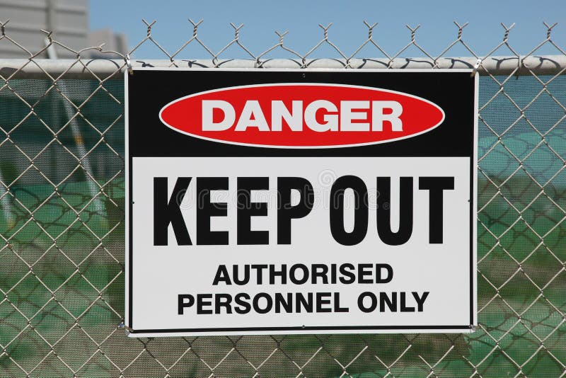 Keep Out - Danger Sign stock photo. Image of sign, warning - 230689532