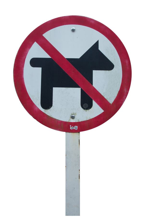Keep out dog sign stock image. Image of cross, aware - 85386829