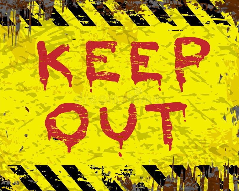Keep Out Enamel Sign Stock Illustrations – 5 Keep Out Enamel Sign Stock ...