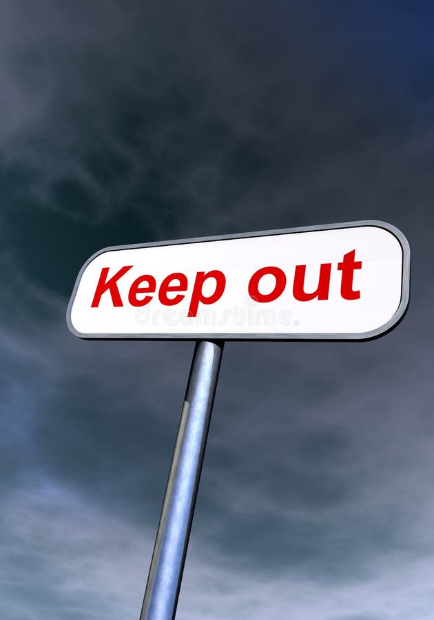 Keep Out Sign Clipart Arc
