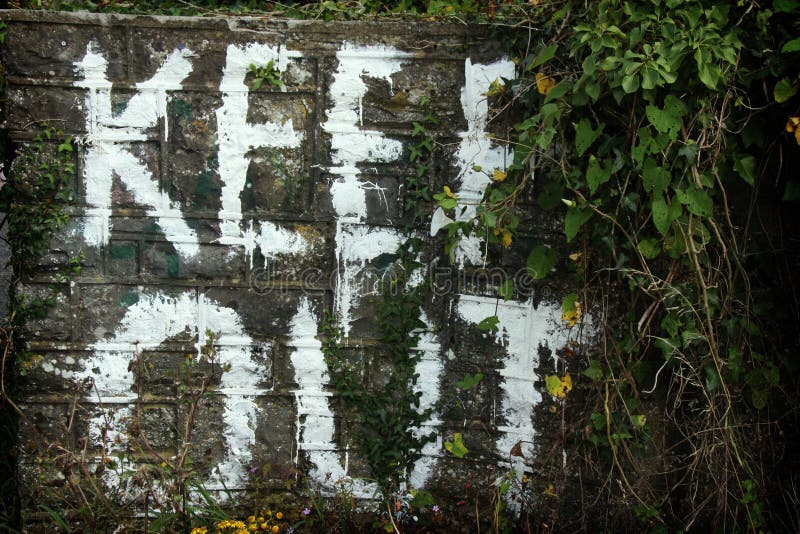 Keep Out Sign Warning stock photo. Image of express, brick - 42216298