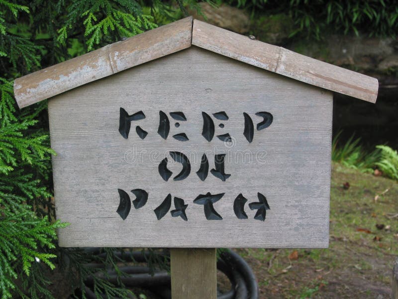 Keep on Path stock image. Image of directions, motivation - 259039