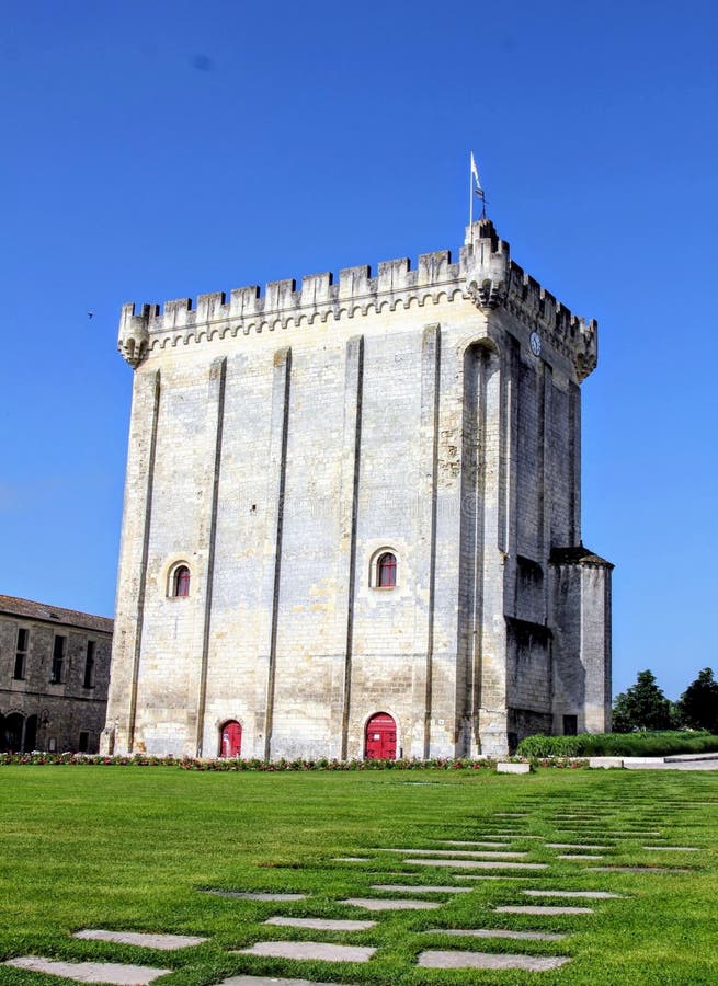 Keep of Pons (French: Donjon De Pons) Stock Image - Image of ...