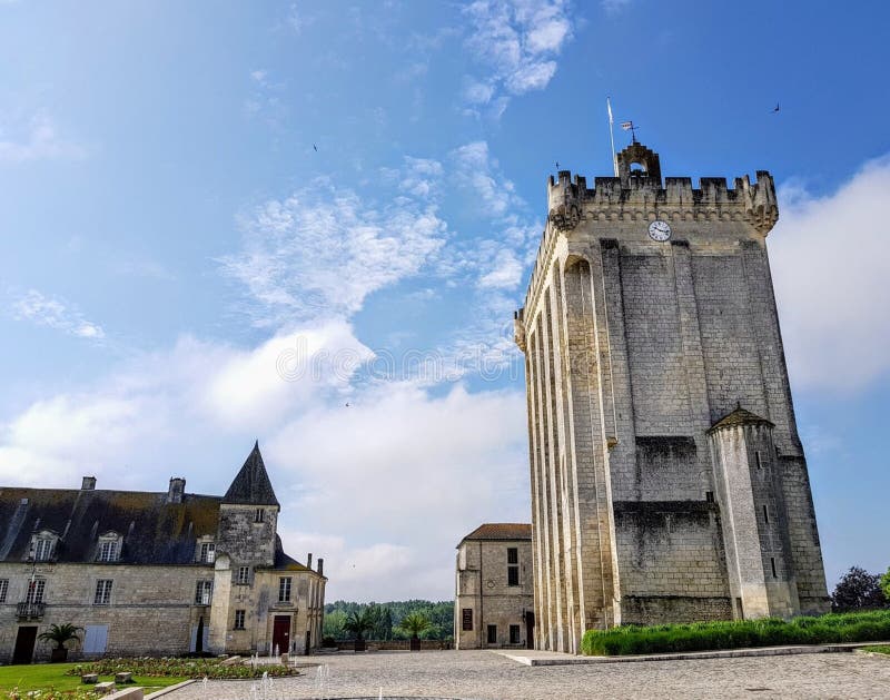 The Keep of Pons (French: Donjon De Pons) Stock Photo - Image of ...