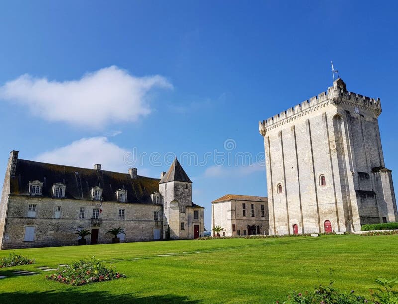 Keep of Pons (French: Donjon De Pons) Stock Photo - Image of pons ...