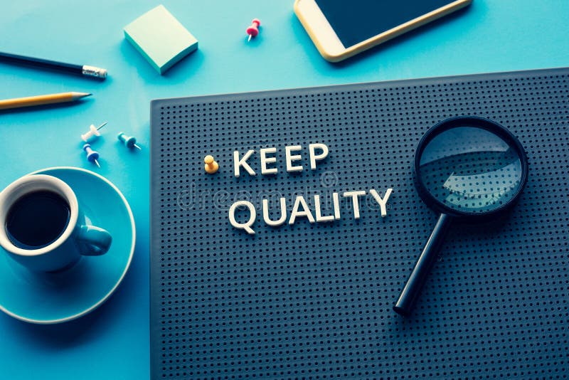 Keep Quality or Business Management Concepts.service and Feedback Stock ...