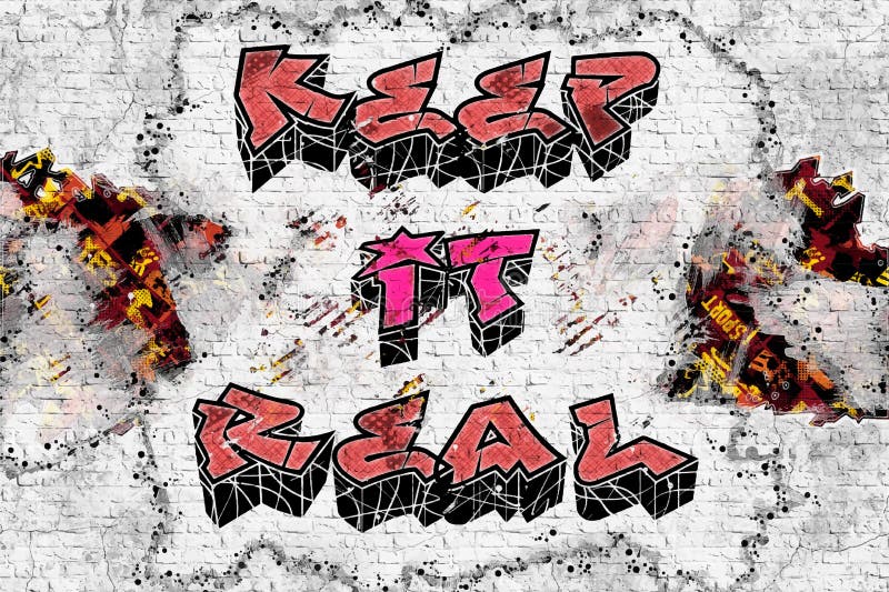 Keep it real concept. stock illustration. Illustration of roots - 27183628