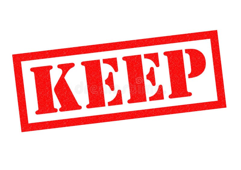 KEEP stock illustration. Illustration of important, remain - 86670069