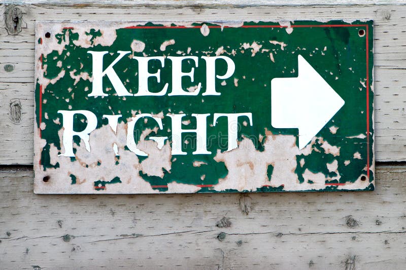 Keep Right Sign stock image. Image of road, guide, right - 20143377