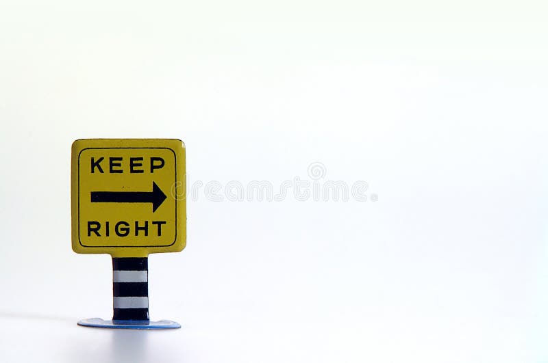 Keep Right Sign stock image. Image of road, guide, right - 20143377