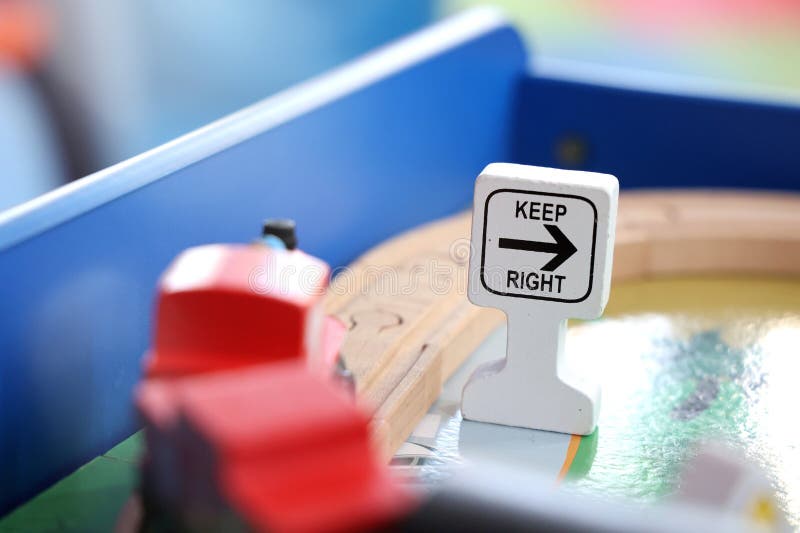 Keep Right Sign Arrow Direction Information Stock Photo - Image of ...