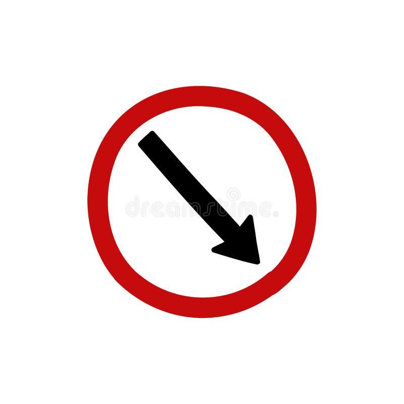 Keep Right Sign Stock Illustrations – 1,188 Keep Right Sign Stock ...