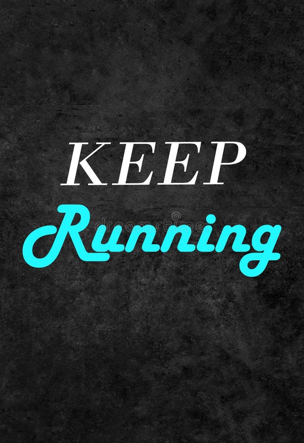 Keep Fit. Typography stock illustration. Illustration of goal - 273692711