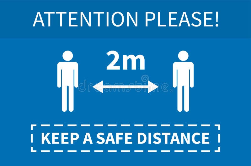 Keep a Safe Distance. Quarantine Coronavirus. Social Distance Icon ...