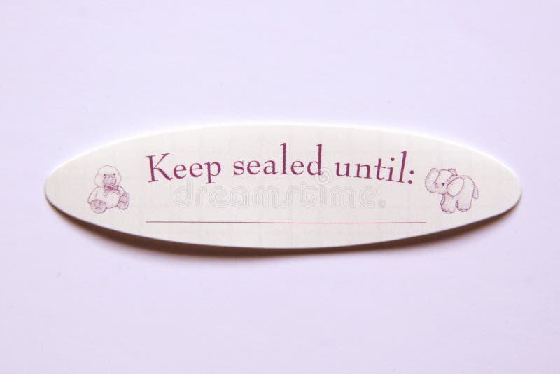 Keep Sealed Sticker Stock Photos - Free & Royalty-Free Stock Photos ...