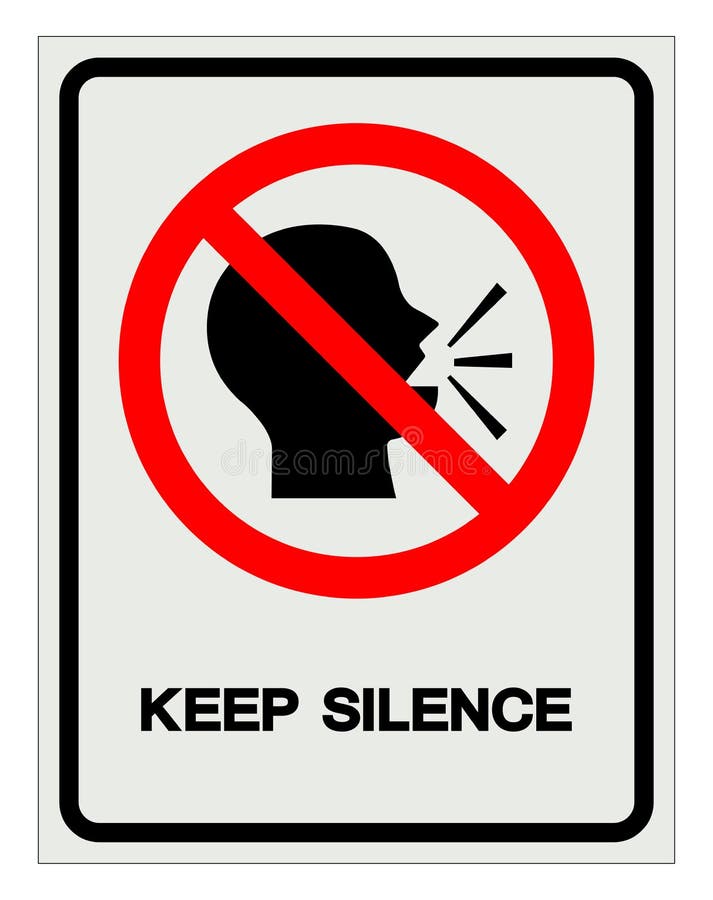Keep Silence Stock Illustration Illustration Of Inability 7196529