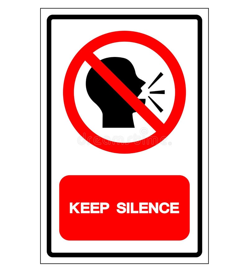 Keep Silence Stock Illustrations – 1,490 Keep Silence Stock ...