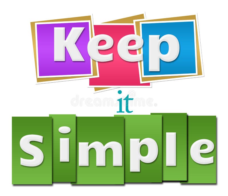 Keep it Simple Pink Gold Circular Bar Stock Illustration - Illustration ...