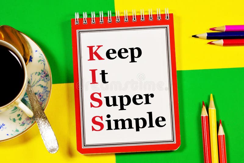 Keep it Super Simple stock image. Image of business, method - 31334255