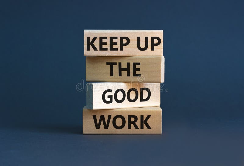 Good or Bad Work Symbol. Businessman Turns Wooden Cubes and Changes ...