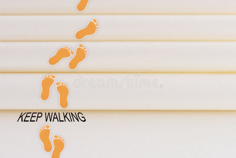Keep walking stock illustration. Illustration of adventure - 96571849