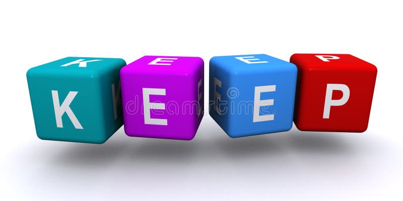 Keep it simple stock illustration. Illustration of simple - 51230907