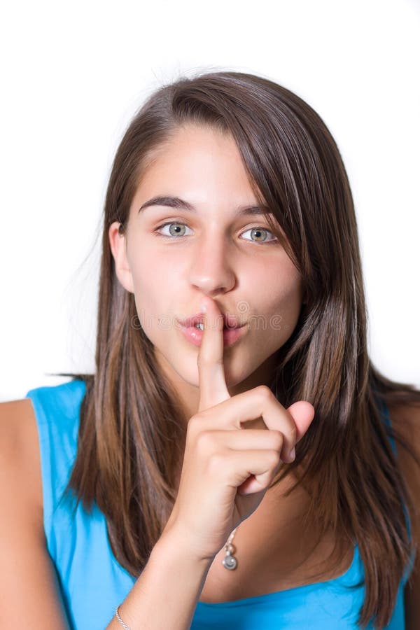 Keep your secrets secret stock photo. Image of expression - 20795586