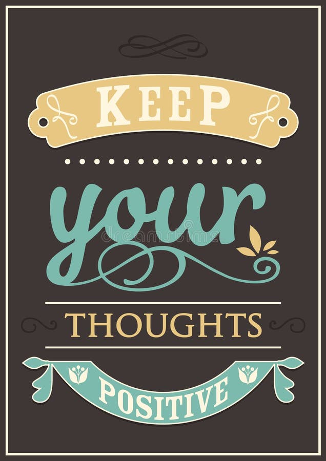 Positive Thoughts Stock Illustrations – 7,379 Positive Thoughts Stock ...
