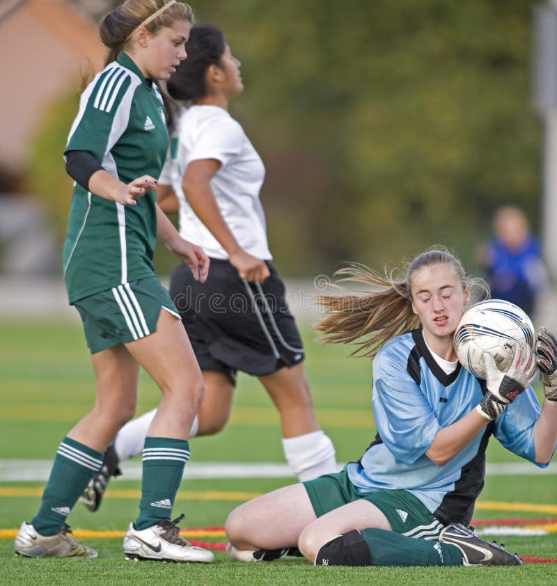 Soccer shot at the goal editorial stock photo. Image of competition ...