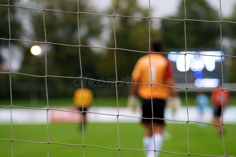 Keeper at a soccer match stock image. Image of keeper - 85719099