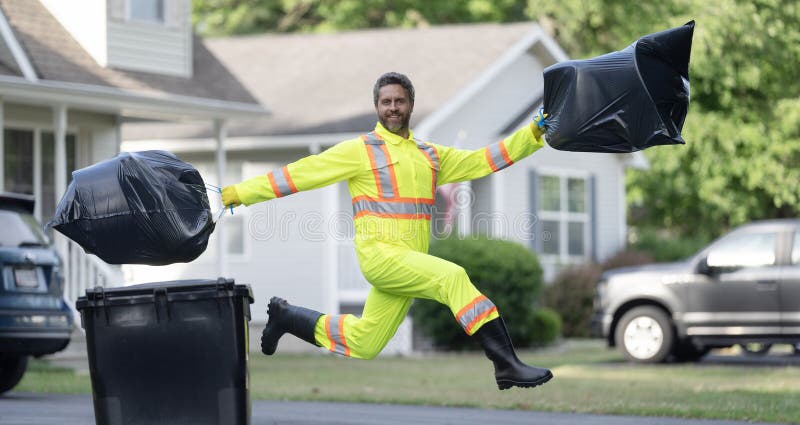 Keeping Garbage Plastic into Bag for Trash. Pollution and Recycling ...
