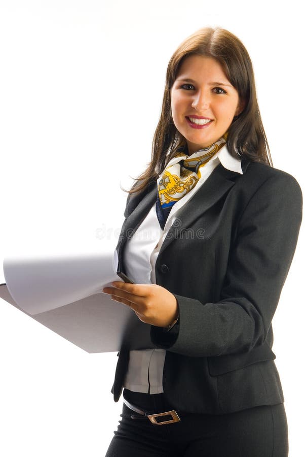 Keeping list stock image. Image of brunette, black, adult - 4764103