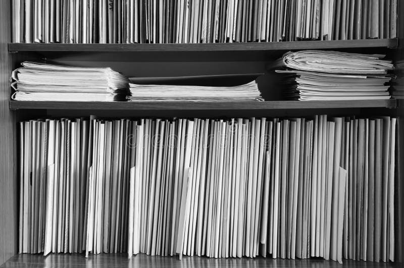 Files and Records stock photo. Image of bookkeeping, clerk - 50014376