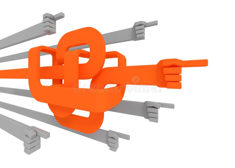 Keeping the Right Direction Stock Illustration - Illustration of ...