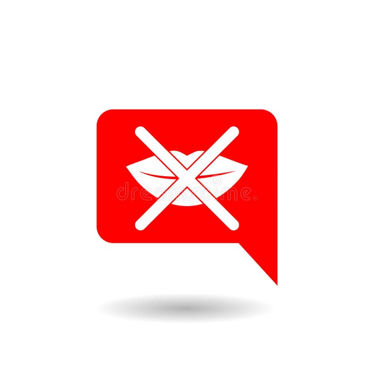 Keeping Secrets Icon with Shadow Stock Vector - Illustration of calm ...