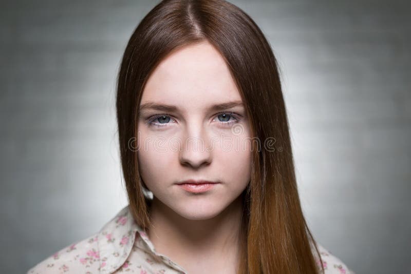 Keeping a straight face stock photo. Image of pretty - 70134208