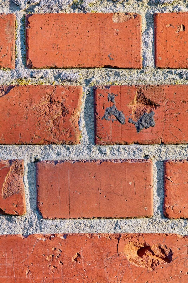 Keeping Things in, and Keeping Things Out. a Facebrick Wall. Stock ...