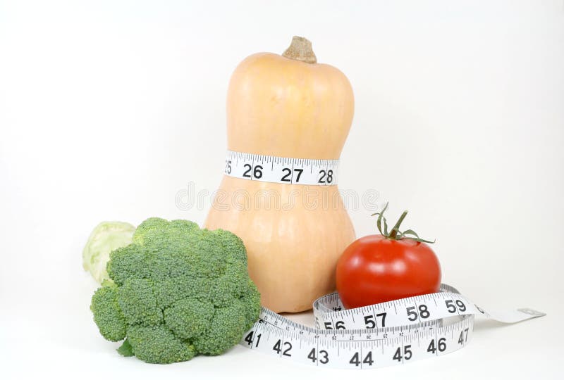 Keeping Trim with Vegetables Stock Photo - Image of diet, health: 5459834