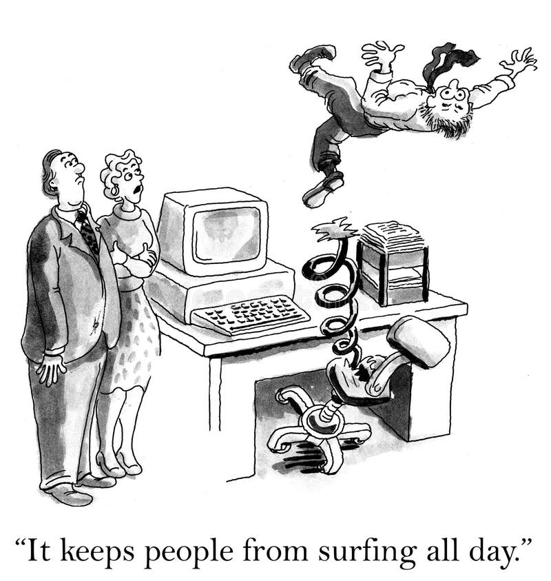 Surfing the Internet stock illustration. Illustration of surfing - 74606507