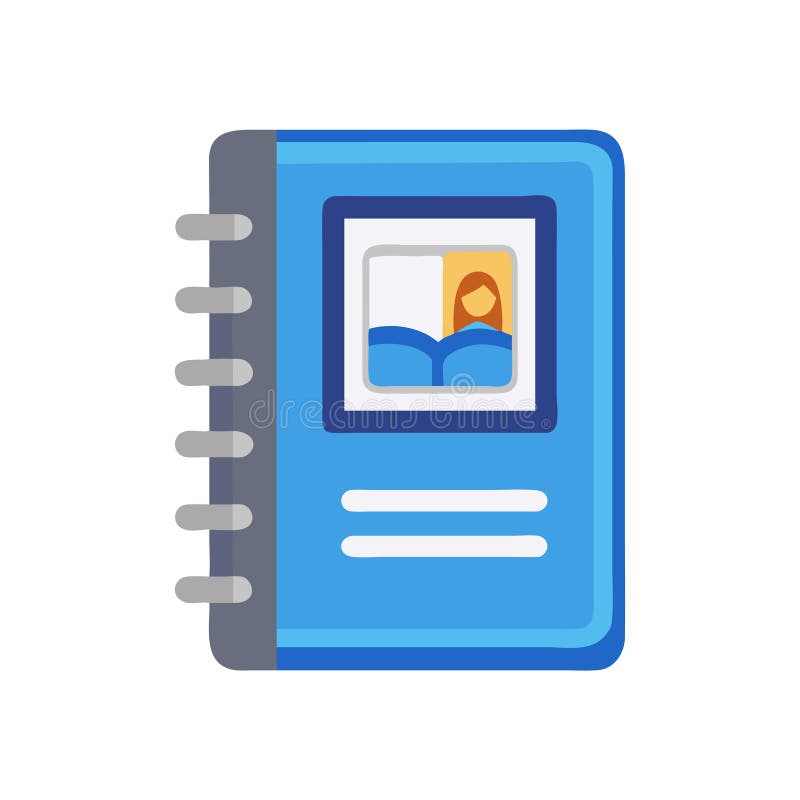 Keepsake Book Icon for Memories Stock Vector - Illustration of writing ...