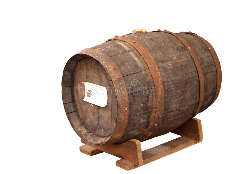 Keg stock image. Image of alcohol, container, winery, wooden - 3430883