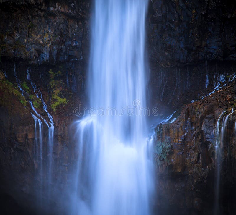 Kegon Waterfall in Autumn, Nikko, Japan Stock Photo - Image of river ...