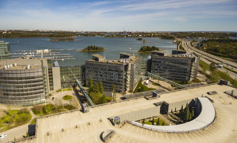 Keilaniemi, Espoo, Microsoft Headquarters Editorial Stock Photo - Image ...