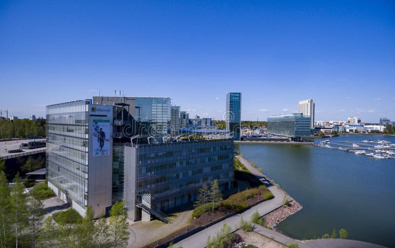 Keilaniemi, Espoo, Sedi Di Microsoft Fotografia Editoriale - Immagine ...