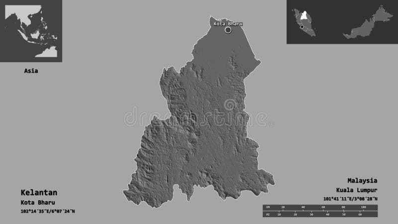 Kelantan, State of Malaysia,. Previews. Bilevel Stock Illustration ...